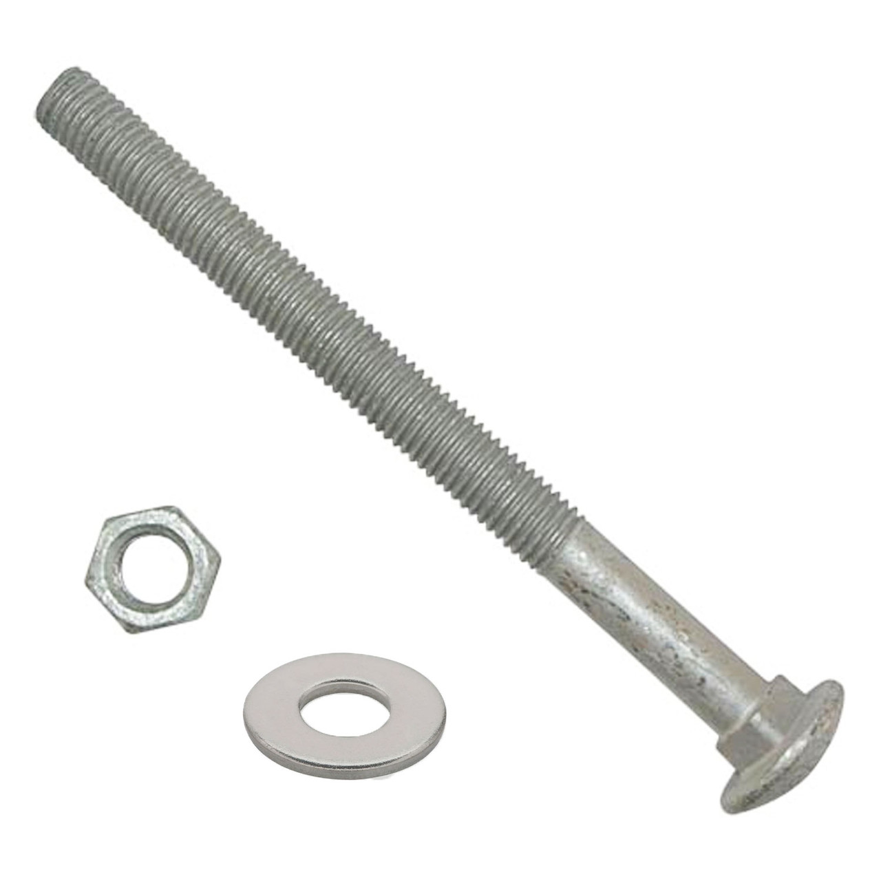 Coach Bolt Set M12 x 160mm Galvanised - Pack of 5 - Trade Depot