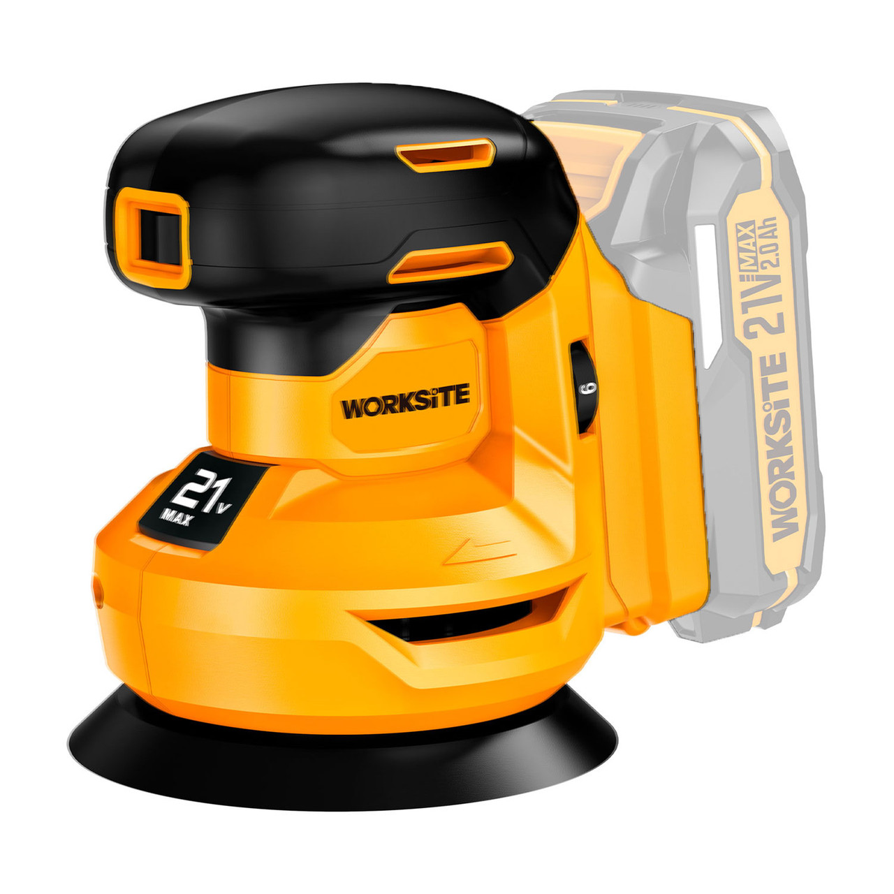 Cordless Orbital Sander 125mm 21V - SKIN ONLY - EXCLUDES BATTERY AND ...