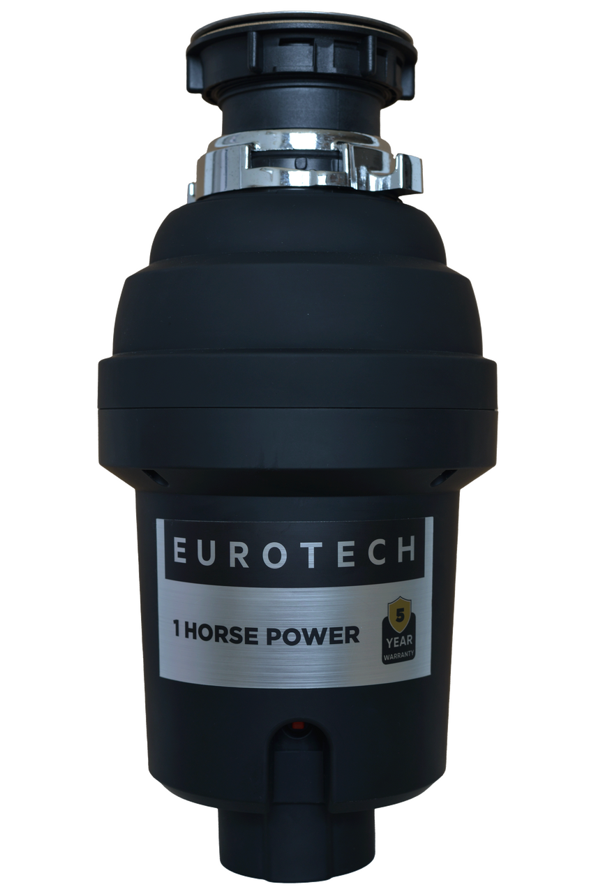 Waste Disposal 1 HP 750W - Matte Black - Trade Depot
