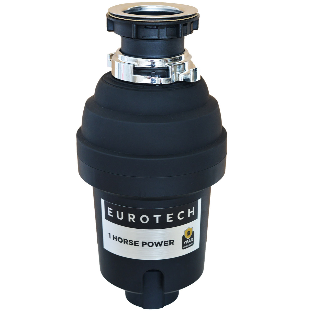 Waste Disposal 1 HP 750W - Matte Black - Trade Depot