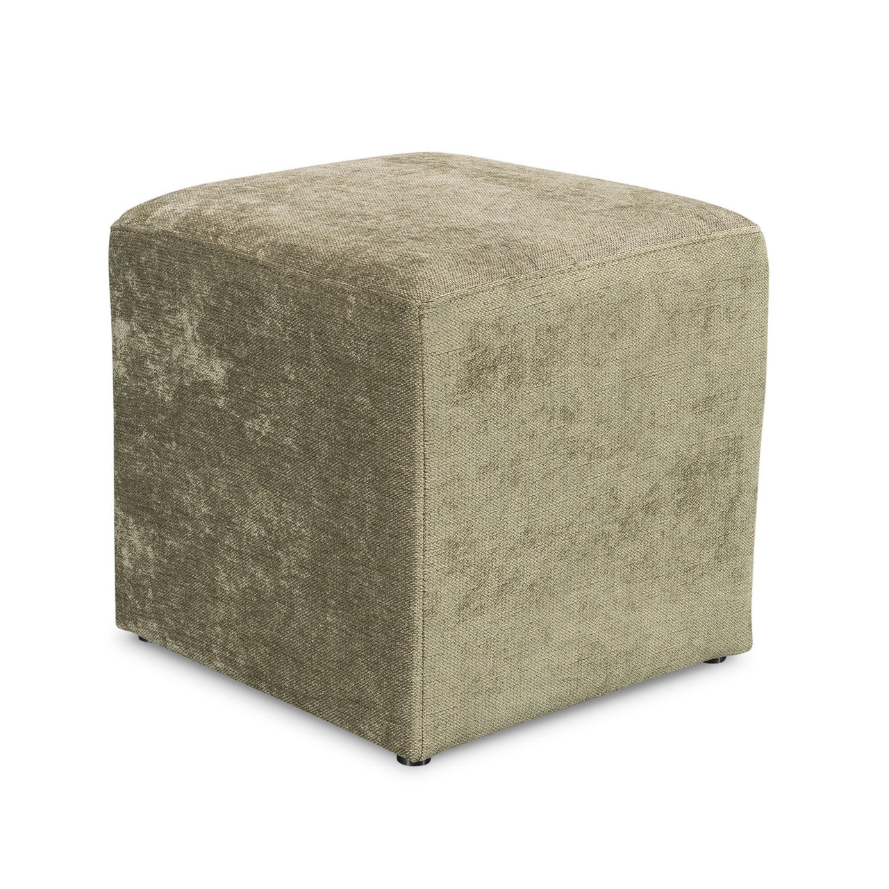 Square Olive Ottoman - Trade Depot