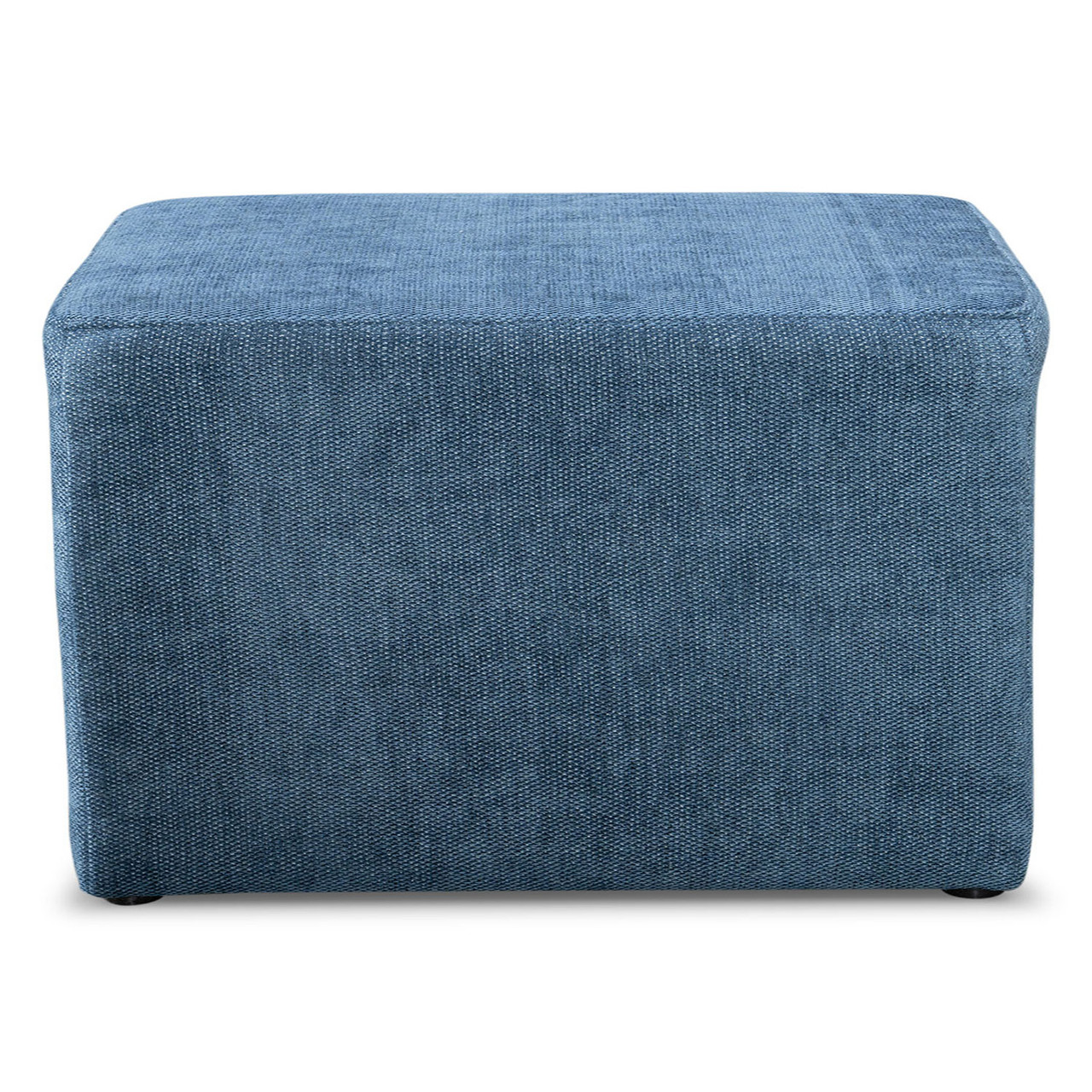 Rectangle Navy Ottoman - Trade Depot