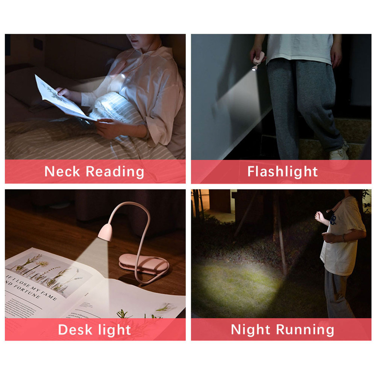 Folding Light 3 in 1 - Black - Trade Depot