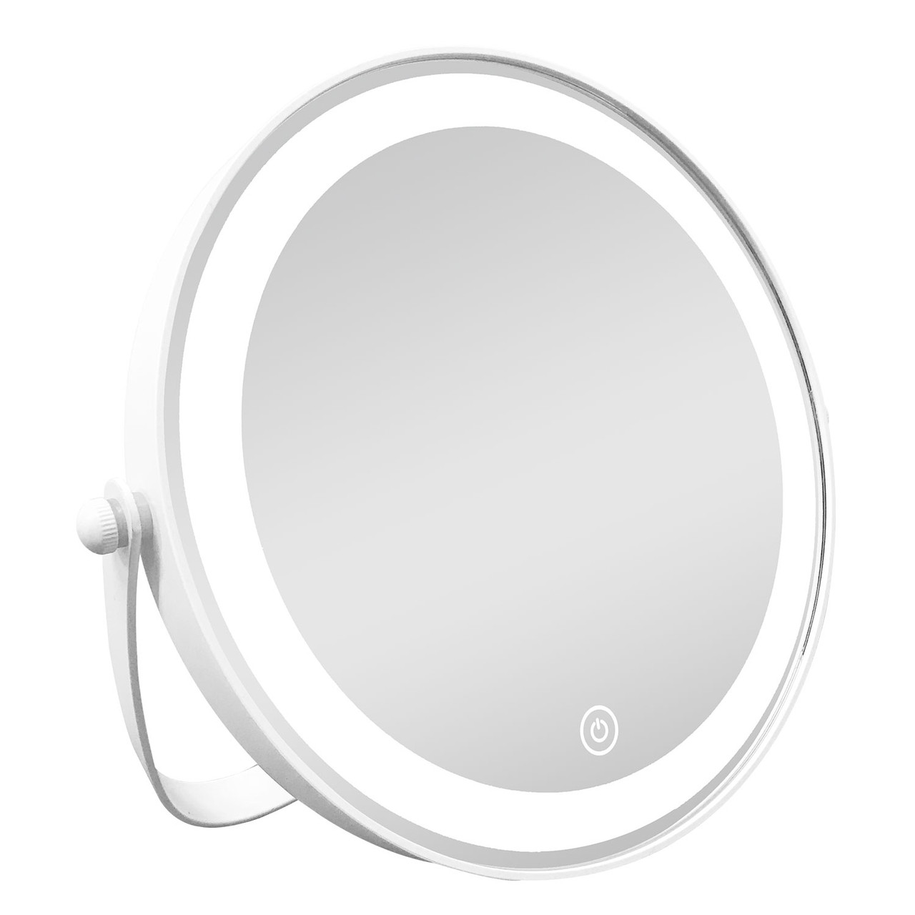 LED Hollywood Makeup Mirror with Touch Control and Foldable Stand ...