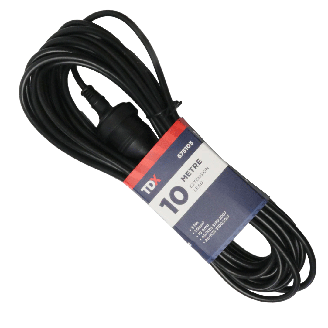 TDX Extension Lead 10m 10A - Trade Depot