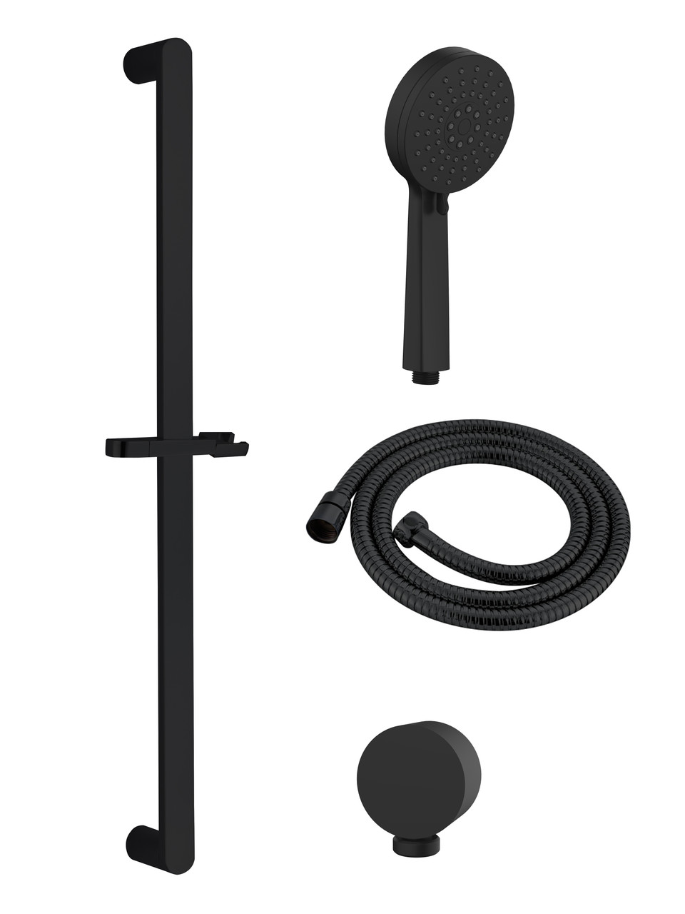 Vogue Rio Slide Shower Matte Black - Trade Depot