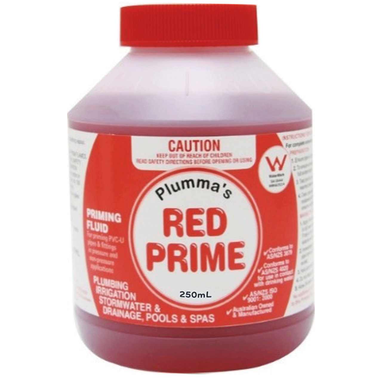 Pipegrip Red Priming Fluid 250ml - Trade Depot