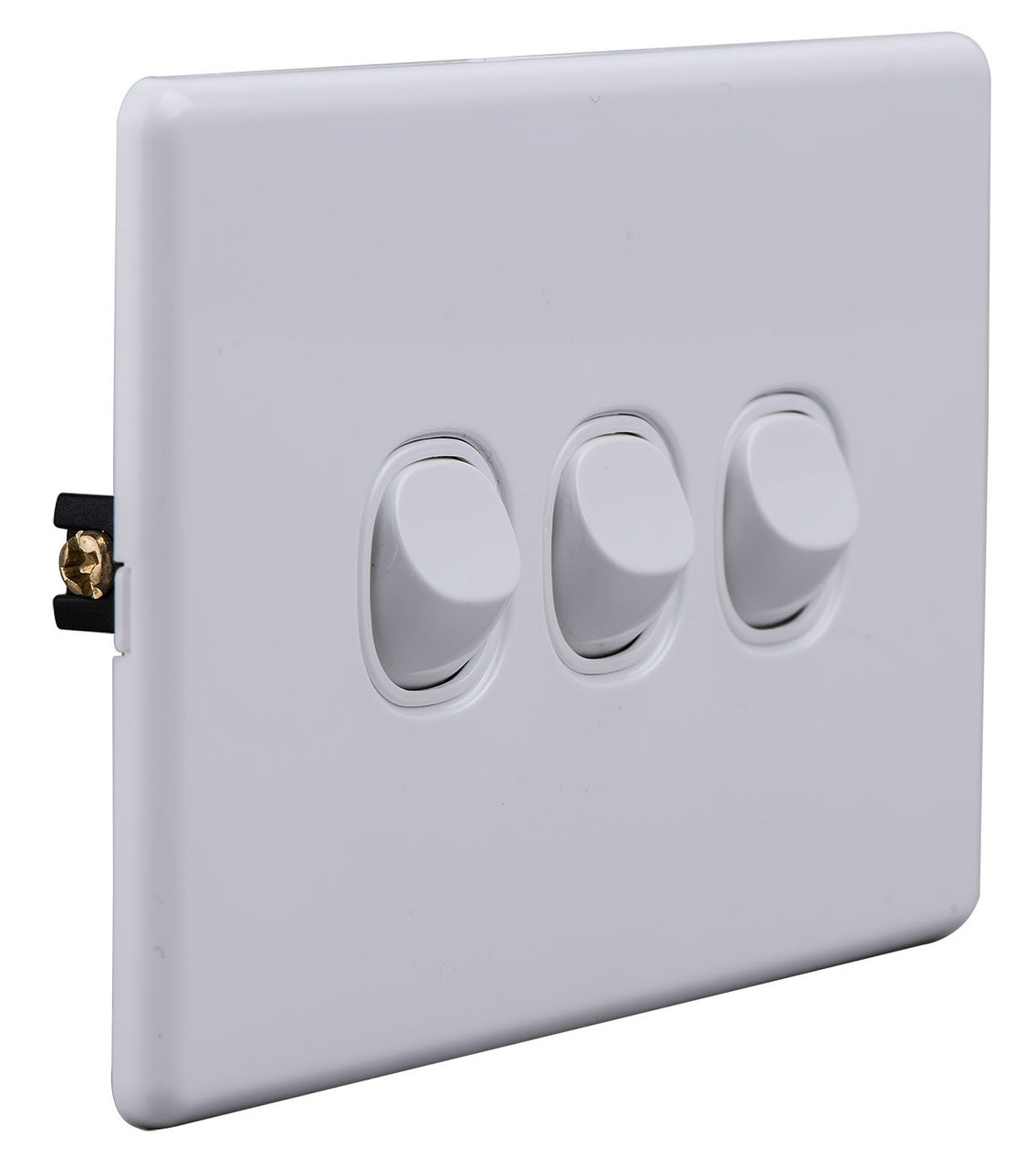Slimline Electrical 3 Gang Switch 16A - Universal - Trade Depot