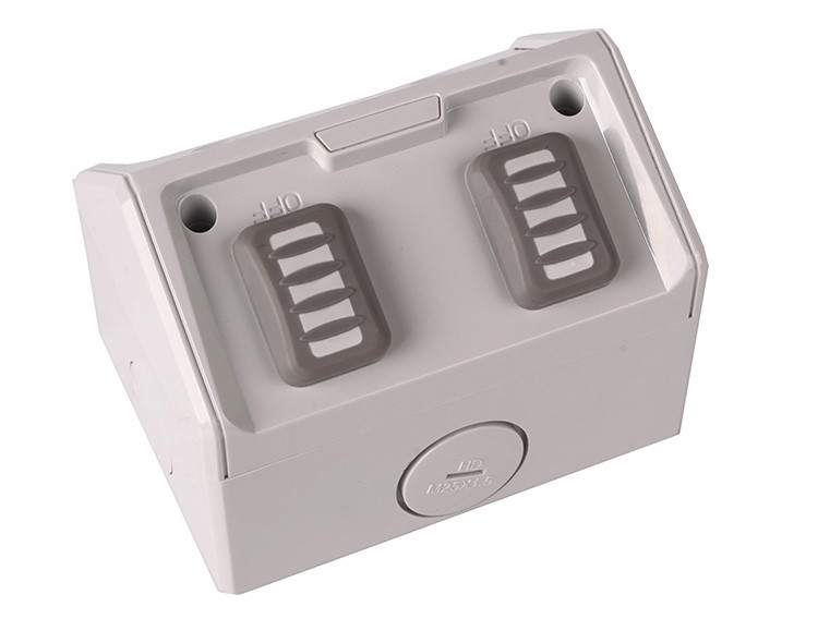 Double Outdoor Power Point 15A - Weatherproof - Trade Depot