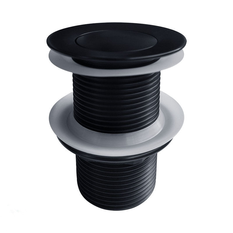 Pop-up Waste 40mm Without Overflow Black - Trade Depot