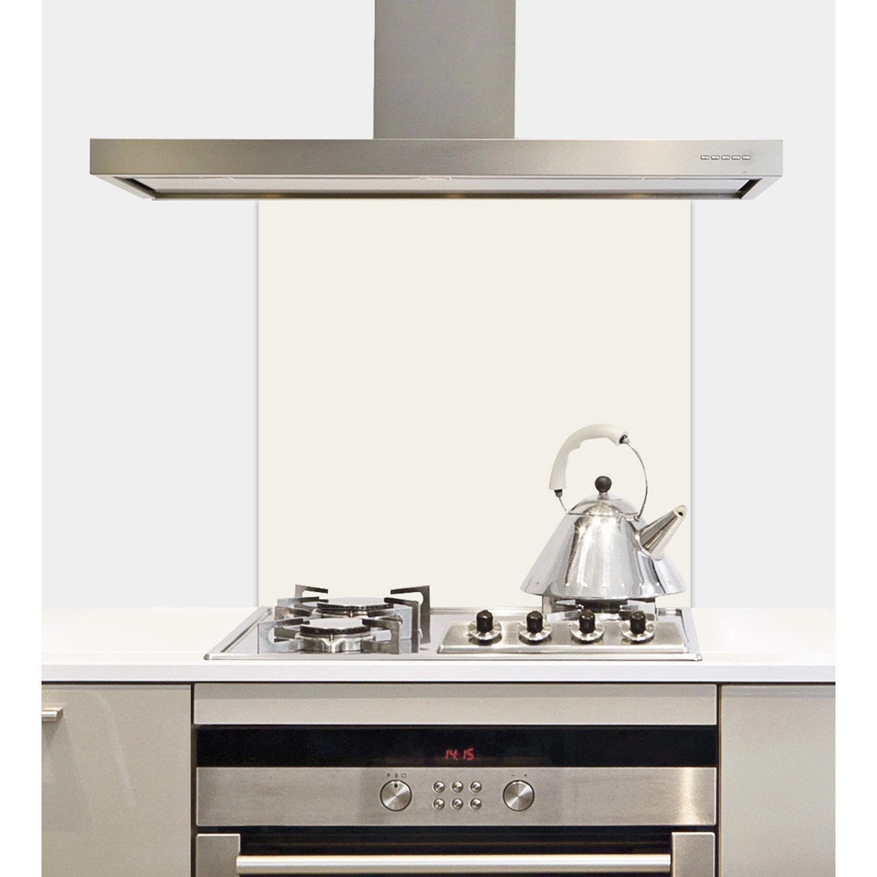 Splashback Glass 600mm x 750mm Alabaster - Trade Depot