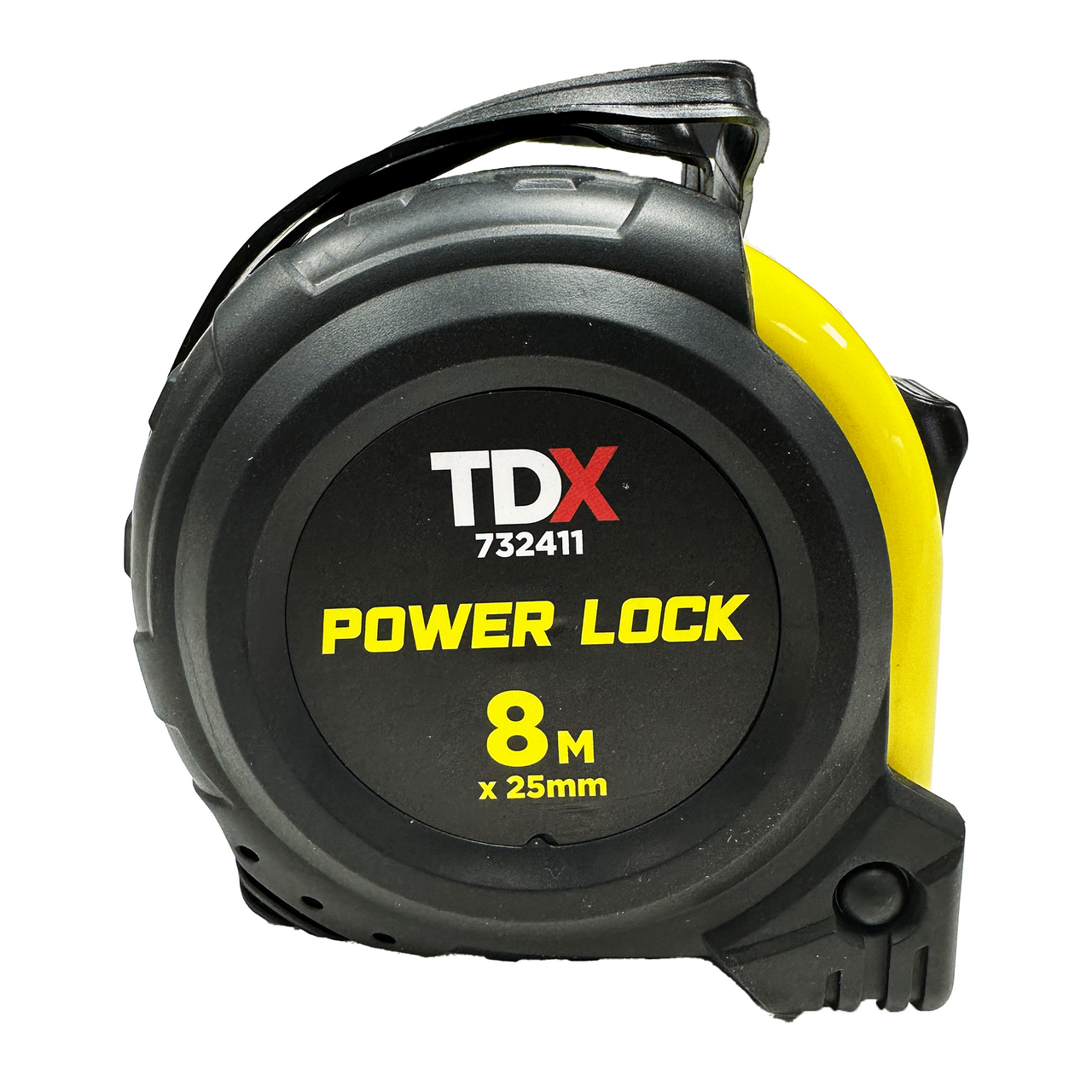 TDX Power Lock Tape Measure - 8M x 25mm - Trade Depot