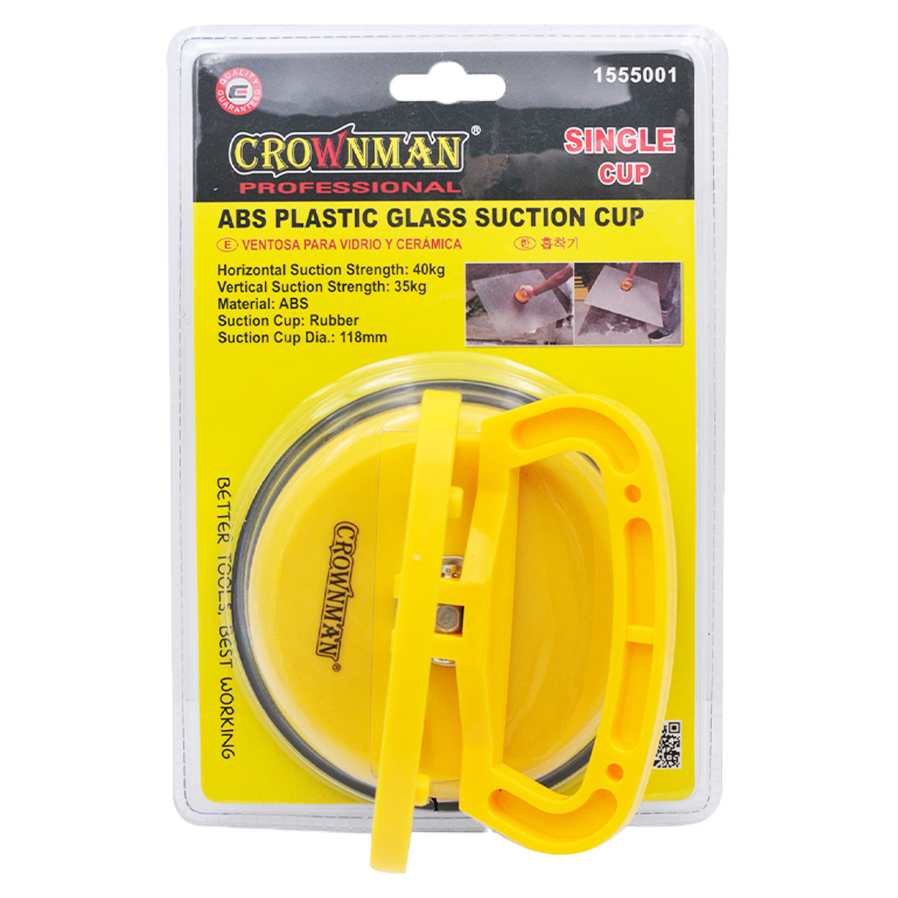 Crownman Suction Cup Single Head - Trade Depot