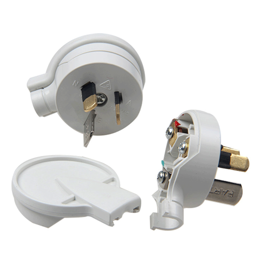 Flat Rewirable Side Entry Plug - 10A - Trade Depot