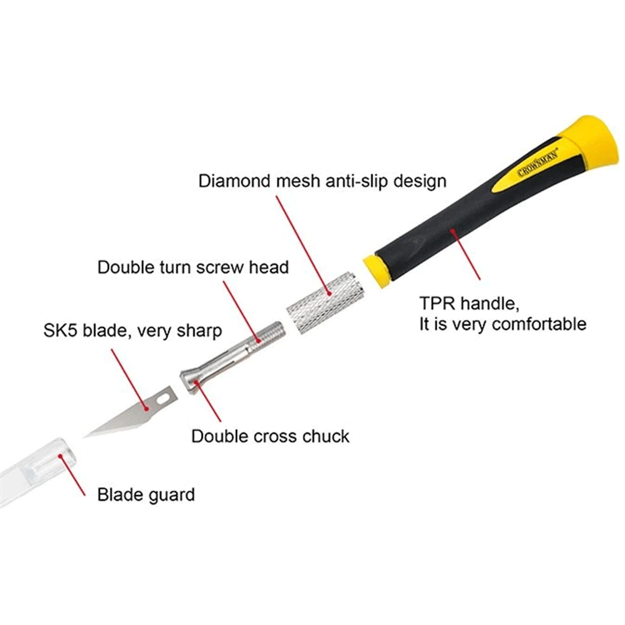 Crownman Precision Hobby Knife - Trade Depot