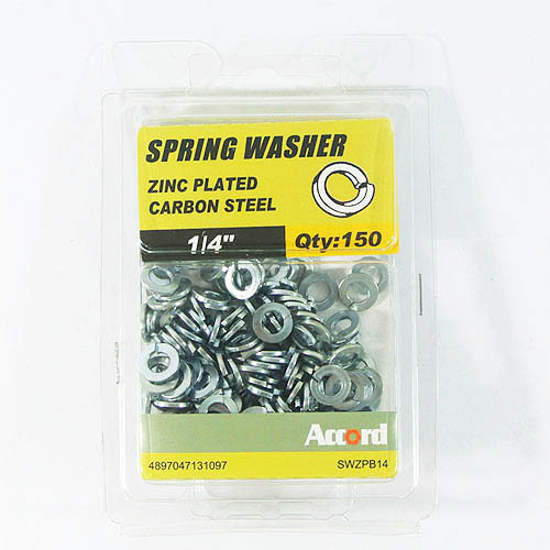 Akord Spring Washer Zinc Plated 6mm - Pack of 150 - Trade Depot