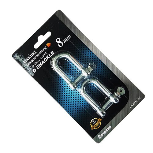 Fixworx Shakle D Zinc Plated 8mm - Pack of 2 - Trade Depot