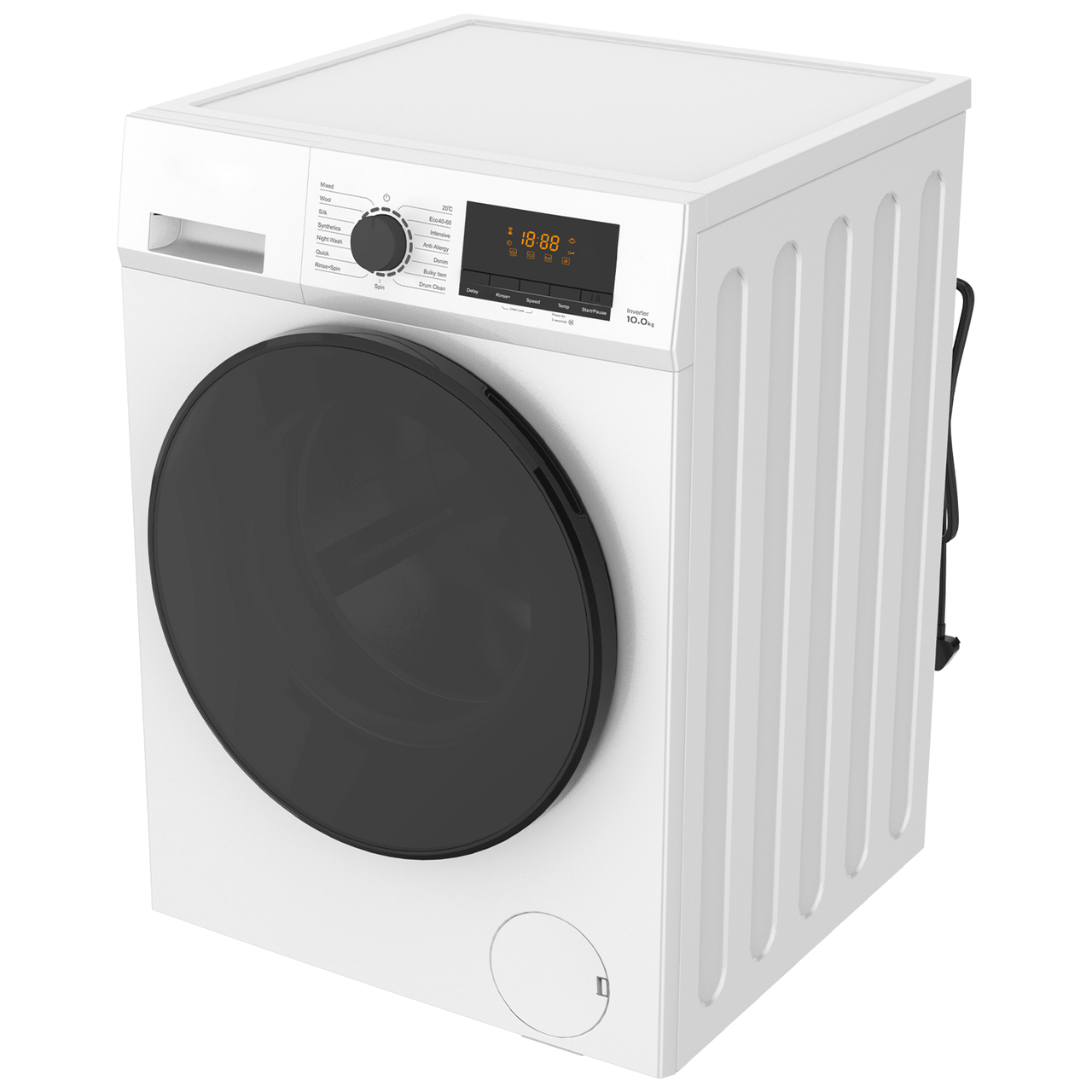 Inverter Washing Machine Front Load White - 10kg - Trade Depot