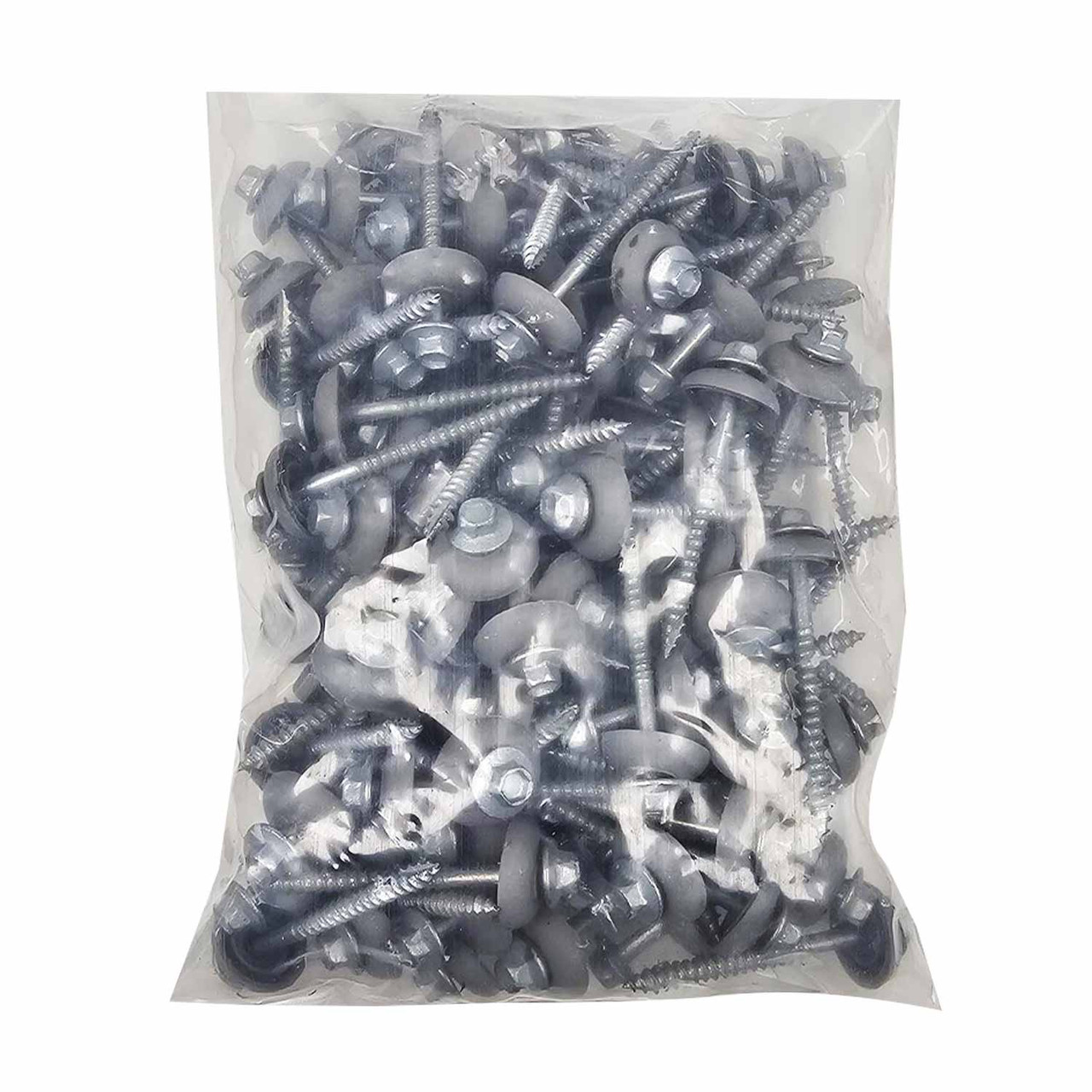 12g x 65mm Galvanised Roofing Screws With Washer - 25pcs - Trade Depot