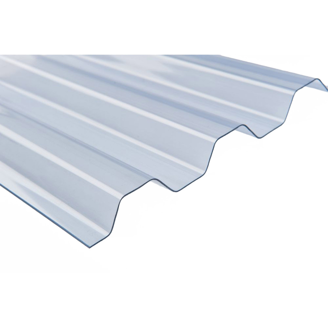 Greca Corrugate Polycarbonate 810 x 2400mm Roofing - Clear - Trade Depot