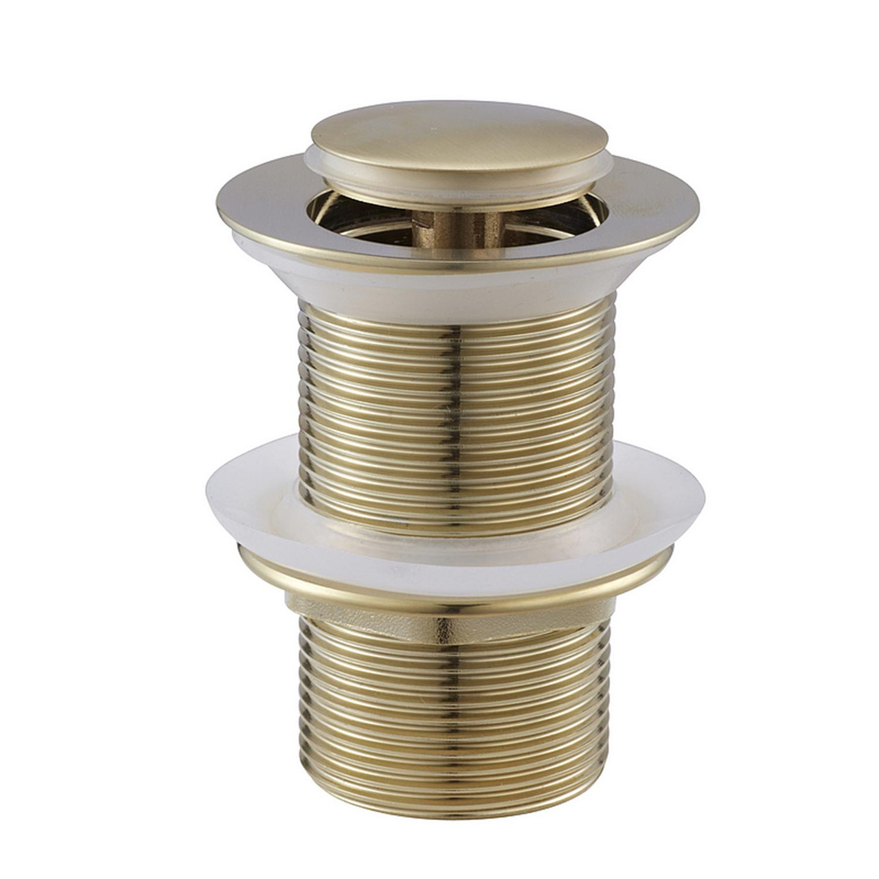 32mm Pop-up Waste Without Overflow - Brushed Brass - Trade Depot