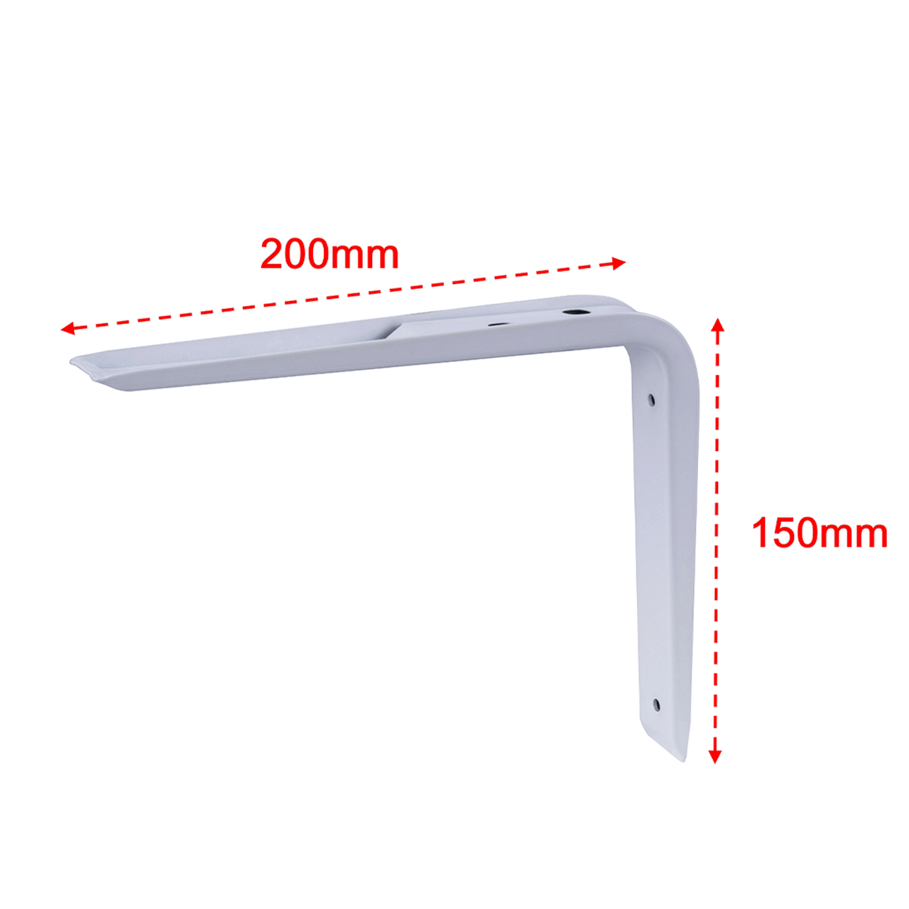 150mm x 200mm Heavy Duty Shelf Bracket - Trade Depot
