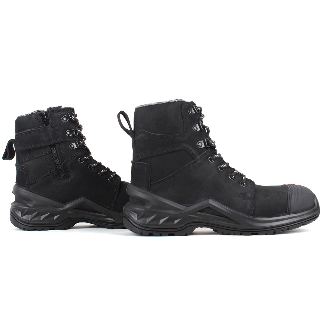 Axel Size US 12 Safety Shoes/Boots - Black - Trade Depot