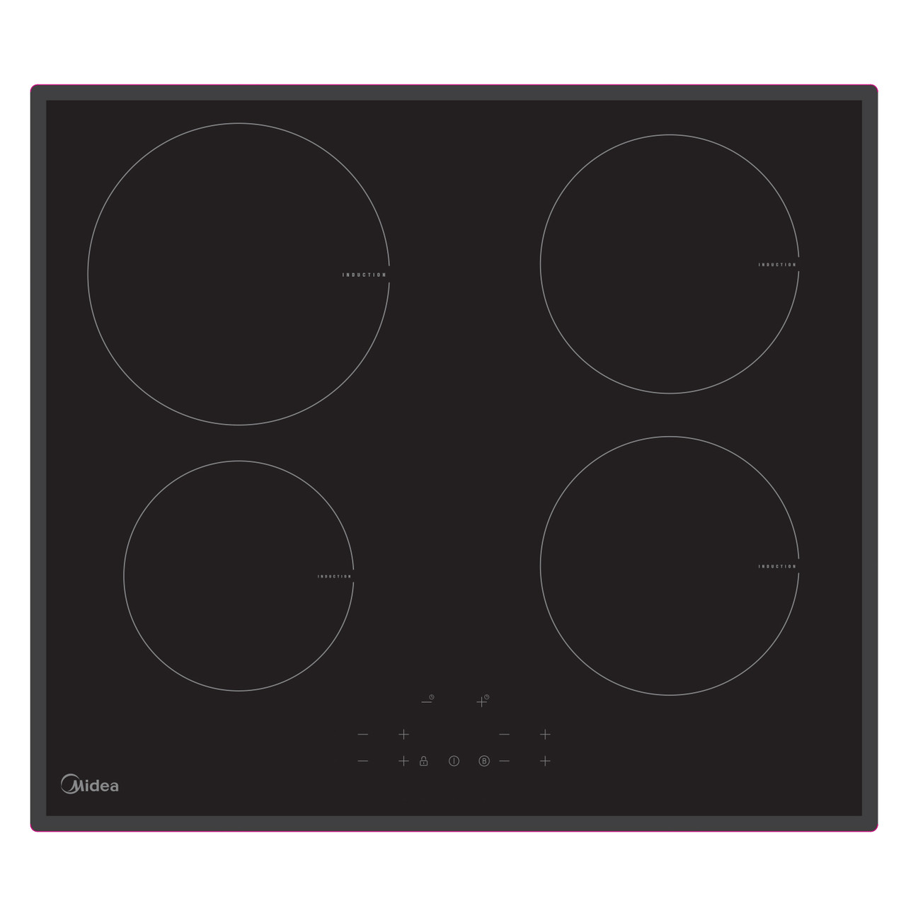 60cm Induction Cooktop Bevelled Edge with Boost Function - Trade Depot