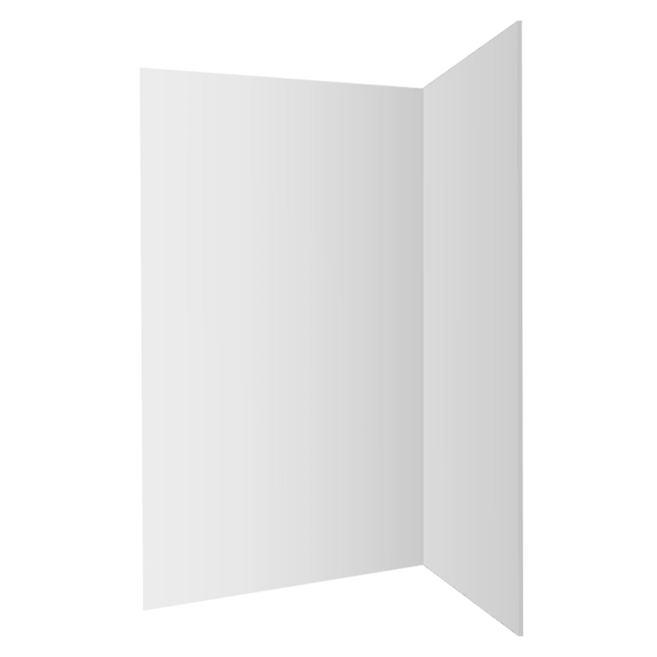 SS 1200mm Champagne Slide-In Shower with Corner Waste - RHS - Trade Depot