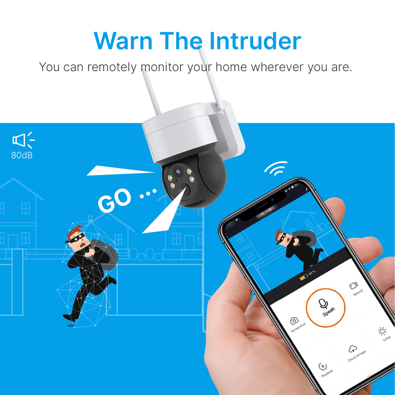 Wireless Smart Camera with Solar - 4MP - Trade Depot