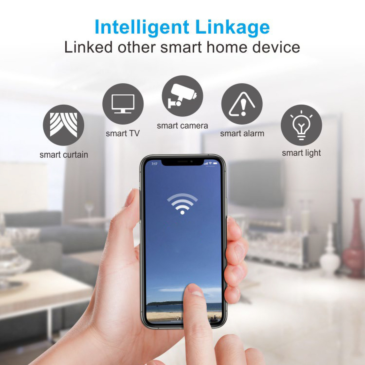 Smart Motion Sensor with Alarm and RCU - Trade Depot