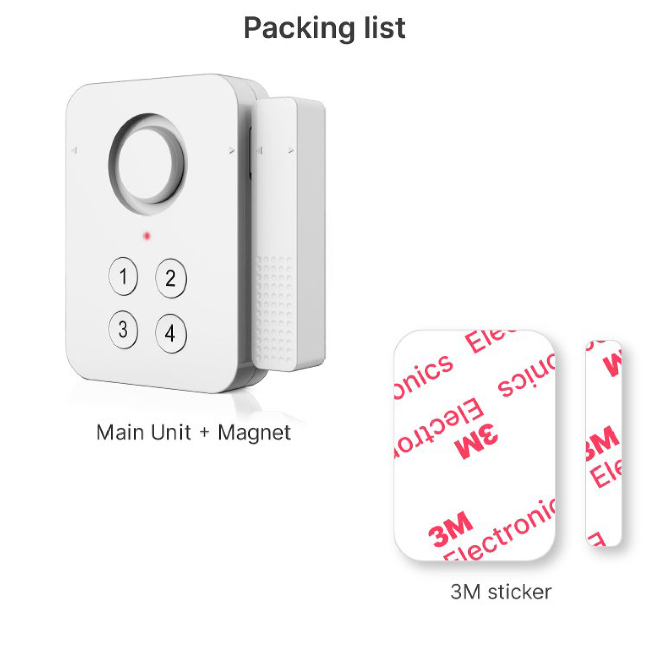 Smart Door Sensor with Keypad - Trade Depot
