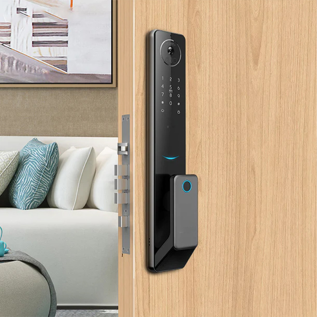 Smart Door Lock with Camera and Face Recognition - 1080p - Trade Depot
