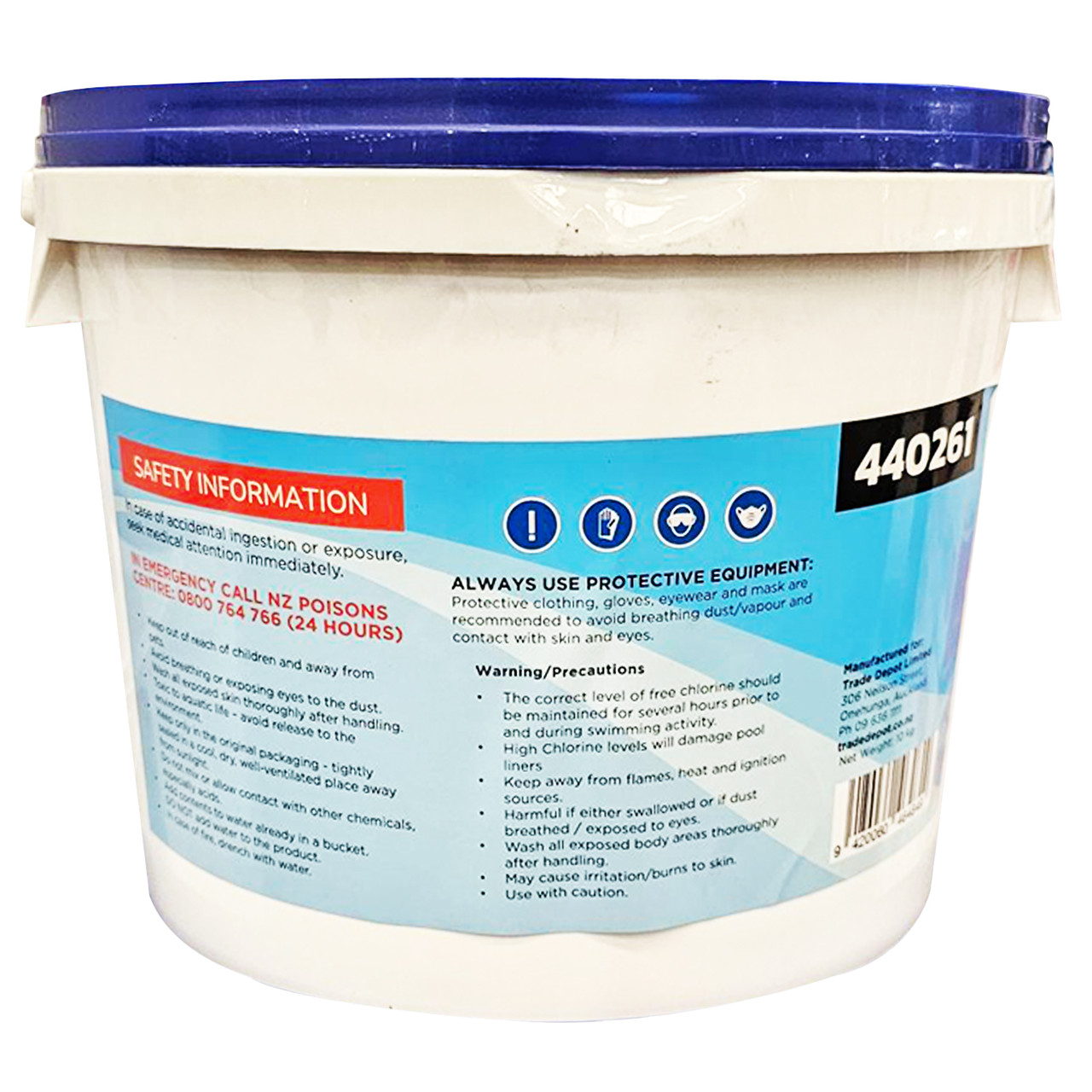 Stabilised Pool Chlorine Granular - 10kg - Trade Depot