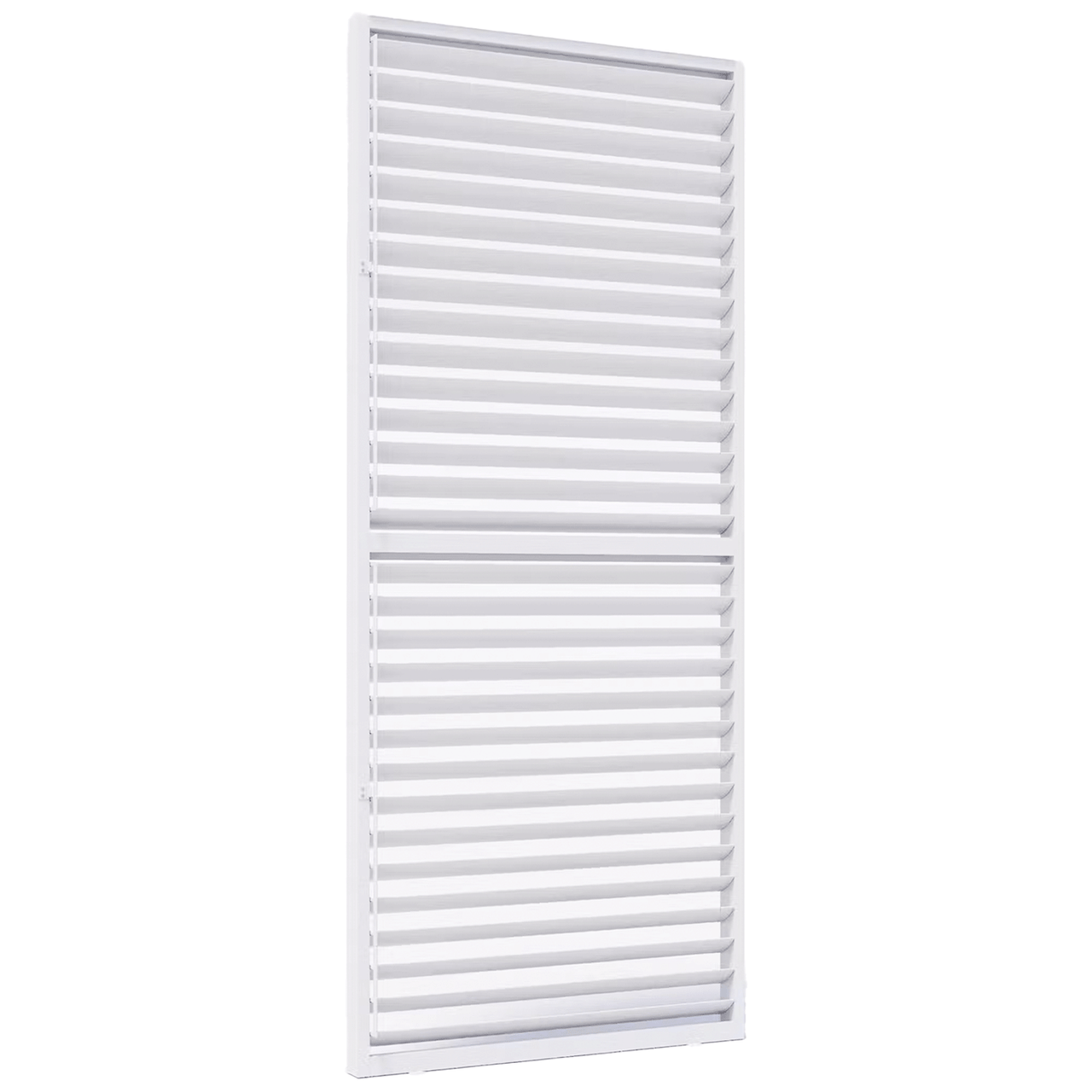Louvre Wall Shutter for Pergola White - 90cm - Trade Depot