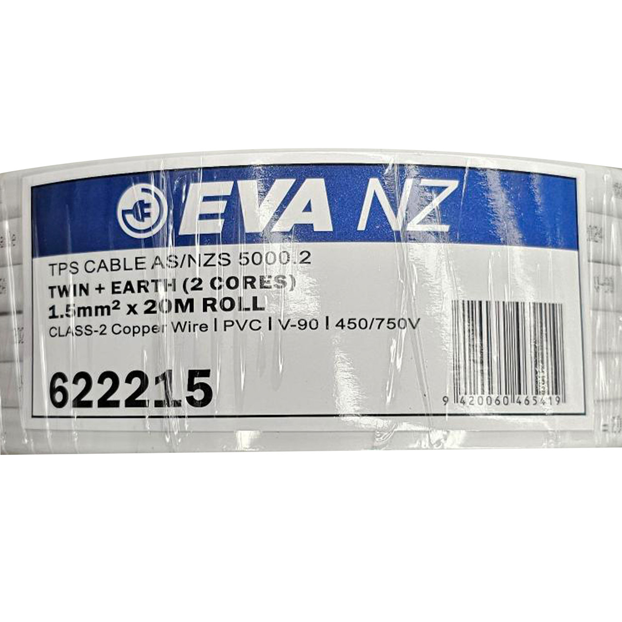 Electrical TPS Cable 1.5mm x 20M - White - Trade Depot