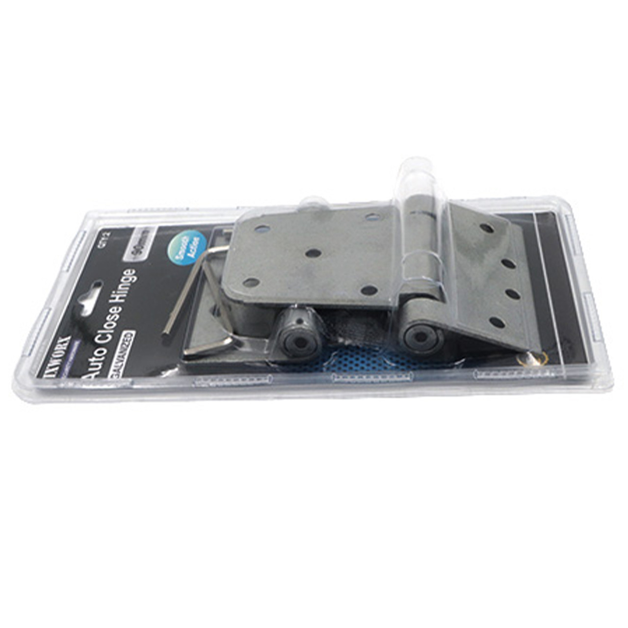 Auto Close Hinge Galvanised - 90mm - Trade Depot
