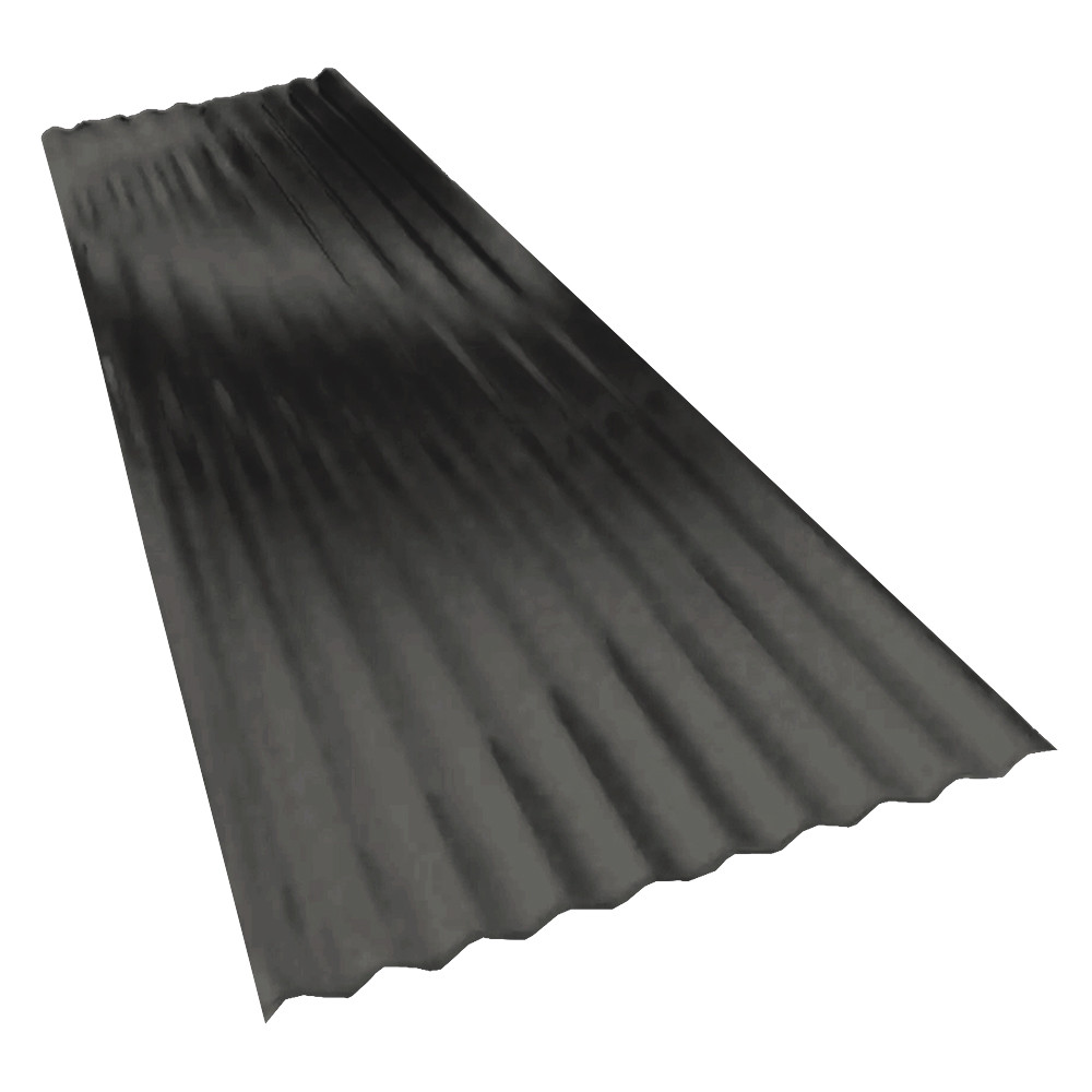Corrugate Steel 860 x 2400mm Roofing - Graphite Black - Trade Depot
