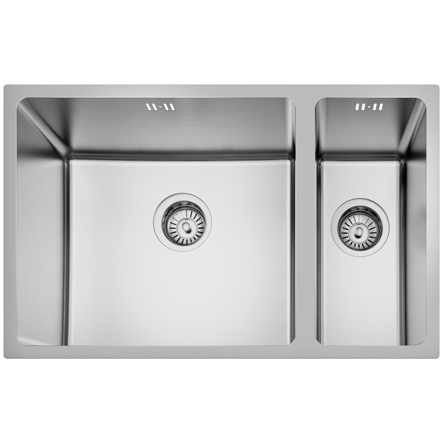 Klässich Rayon20 Double Bowl Sink Insert SS - 700mm - Trade Depot