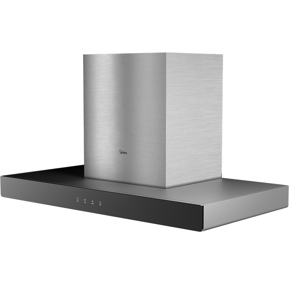 Midea T-Canopy Rangehood 90cm 1500m³/h - SS & Black - Touch - Trade Depot