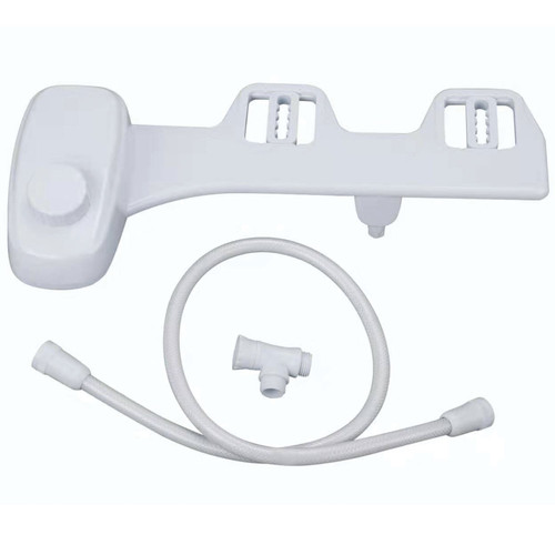 Bidet Attachment Kit with Rotary Knob - White - Trade Depot