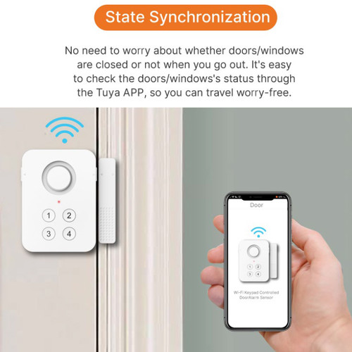 Smart Door Sensor with Keypad - Trade Depot