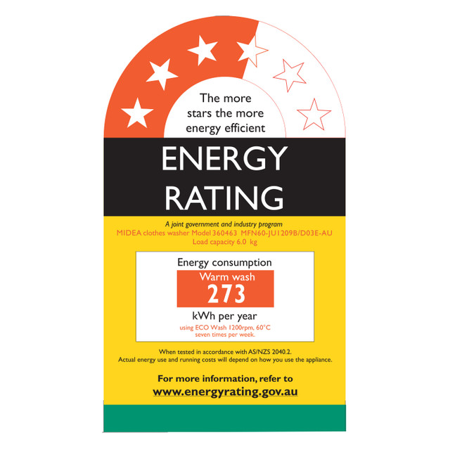 Nebula Washing Machine Front Load - 6kg - Trade Depot