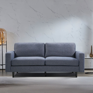 Peyton 3 Seater Sofa Steel Blue - Trade Depot