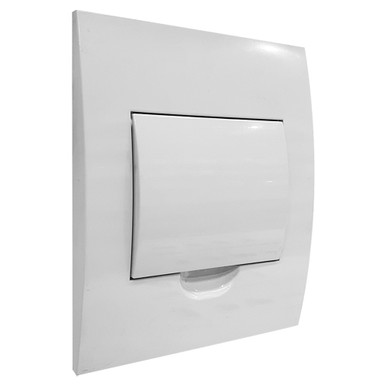 6 Way Switchboard Enclosure With Busbar - Flush Mount - Trade Depot