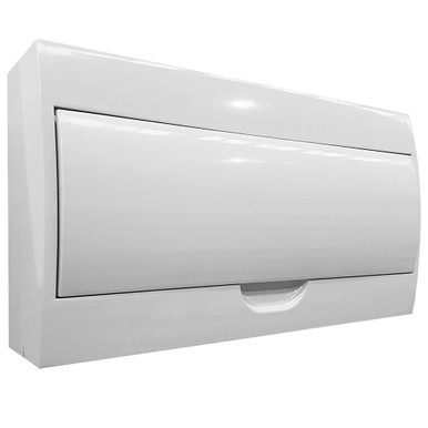 18 Way Switchboard Enclosure With Busbar - Surface Mount - Trade Depot