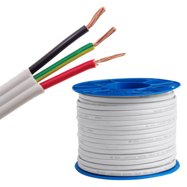 Electrical TPS Cable 6mm x 50M - White - Trade Depot