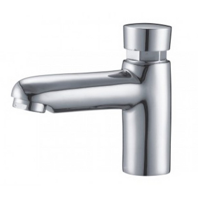 Stainless Steel Mechanical Push-Button Faucet 1 - Trade Depot