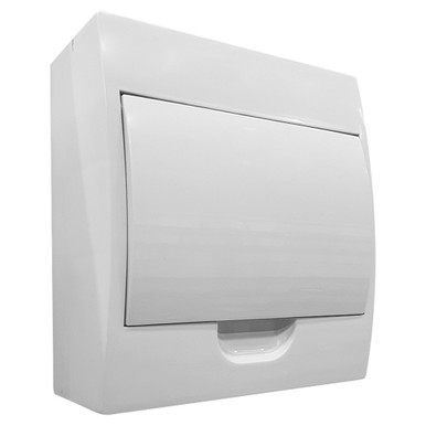 8 Way Switchboard Enclosure With Busbar - Surface Mount - Trade Depot