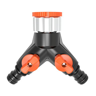 TDX Aluminium Valve Connector - 2 Way - Trade Depot